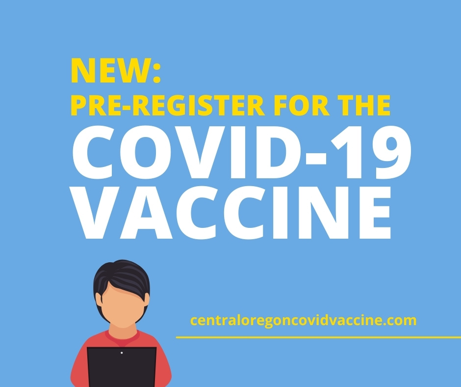 Vaccine pre-registration graphics | Deschutes County Oregon